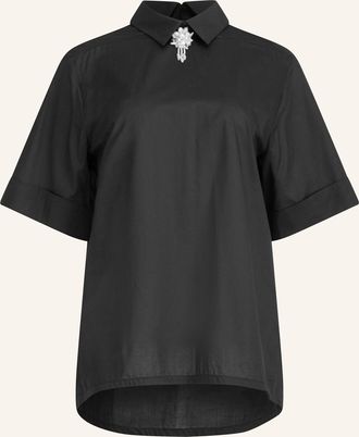 Helene Galwas Bluse Aus Baumwolle Fayre schwarz