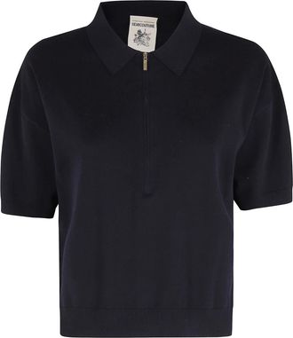 Semicouture Femme, Tops, Bleu, Taille: 36 FR Polo Ambre