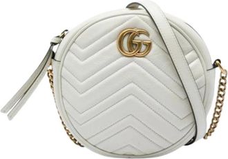Gucci Pre-owned Gesteppte Umh&auml;ngetasche - - Pre-owned - Damen - Wei&szlig; - ONE SIZE