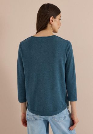 Cecil V-Ausschnitt-Pullover im soften Baumwoll-Mix