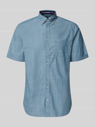 Christian Berg Regular Fit Freizeithemd mit Button-Down-Kragen