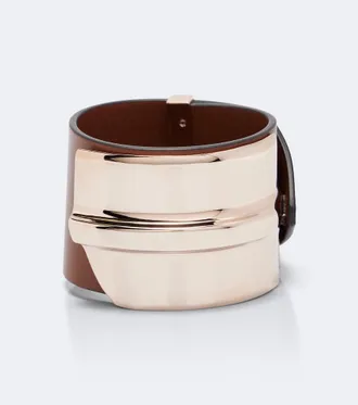 Max Mara Bracelet manchette en cuir