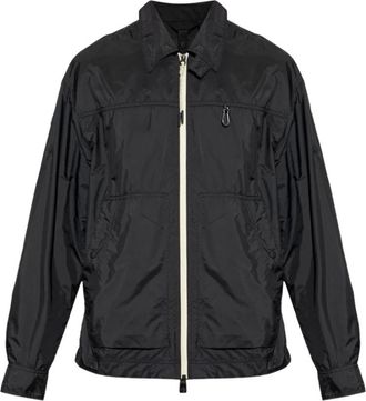 Moncler Homme, Vestes, Noir, Taille: L Brive Zip-Fastening Jacket