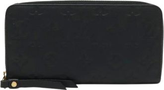 Louis Vuitton Portefeuille Zippy Monogram Empreinte Pre-owned - Femme - Pre-owned - Noir - Taille: ONE Size