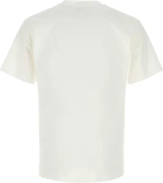 A Bathing Ape Whitexgreen Exterior: Cotton T-Shirt T-shirts And Polos