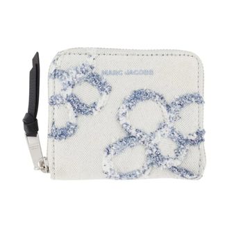 Marc Jacobs Daisy Denim Mini Kompakt Geldb&ouml;rse - - Accessories - Damen - Blau - ONE SIZE
