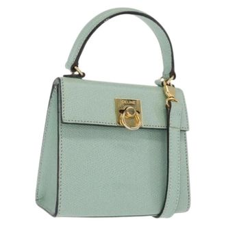 Celine Sac Mini Vintage Pre-owned - Femme - Pre-owned - Vert - Taille: ONE Size