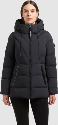 Khujo Steppjacke RABB2 Applikationen aus Kunstleder