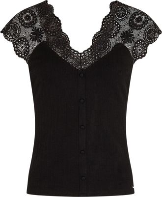 Morgan Damen 242-delor T-Shirt, Schwarz, XS