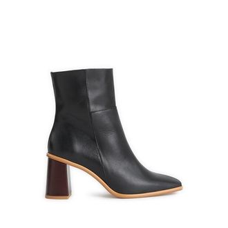 Alohas Bottines &agrave; talons en cuir