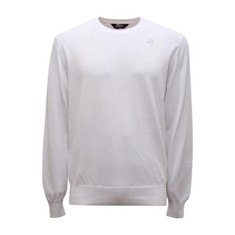 K-Way Sebastien Cotton PS Sweater - - Knitwear - Herren - Wei&szlig; - L