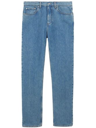 Burberry jean &agrave; coupe droite - Bleu