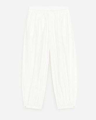 Arket Baumwollhose Mit Ballonschnitt -Wei&szlig;