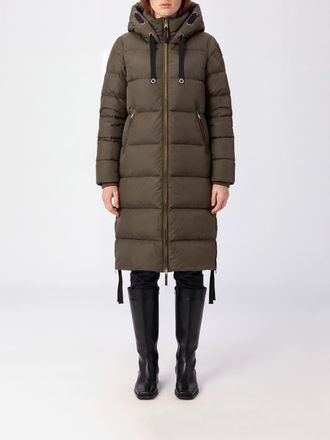 Parajumpers Lange gesteppte Daunenjacke aus Nylon mit Kapuze und Kordelzug