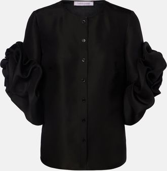Carolina Herrera Bluse aus Seide