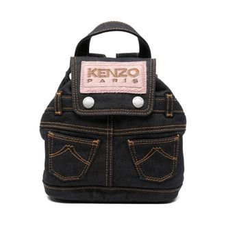 Kenzo Homme, Sacs, Bleu, Taille: ONE Size Five Pockets Mini Backpack