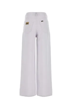 Lois Womens Lilac Linen Wide-Leg Pant Orchidhush Exterior: Pantaloni Trousers