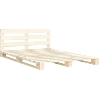 vidaXL Palettenbett Massivholz Kiefer 180&times;200 cm Vidaxl