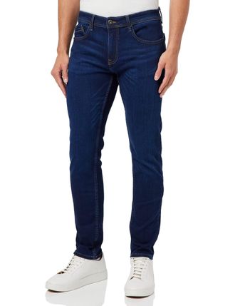 Cross Herren Jimi Jeans, Night Blue Crincle, 31W / 30L EU