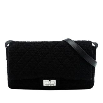 Chanel Sac bandouli&egrave;re en tissu Pre-owned - Femme - Pre-owned - Noir - Taille: ONE Size