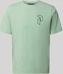 Peak Performance T-Shirt mit Label-Print und Rundhalsausschnitt