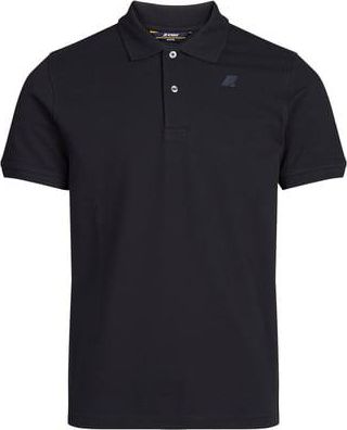 K-Way Polo manches courtes en coton m&eacute;lang&eacute;