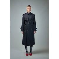 Burberry Long Wool Trench Coat