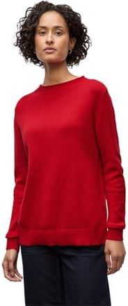 Street One 3015492 Pull avec Bord roulé, Rouge (Racing Red), 38 Femme