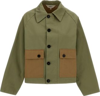 Barena Femme, Vestes, Vert, Taille: 38 FR Cotton Jacket