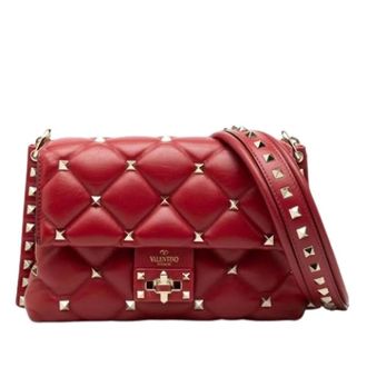 Valentino Sac bandouli&egrave;re Candystud Pre-owned - Femme - Pre-owned - Rouge - Taille: ONE Size