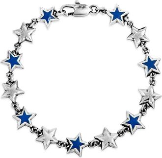 TwoJeys unisex, Accessoires, Gris, Taille: S Enameled Stars Bracelet