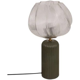 Atmosphera Atmosphera - Lampe &agrave; poser champignon secteur Phylas vert Kaki H45,5cm cr&eacute;ateur dint&eacute;rieur