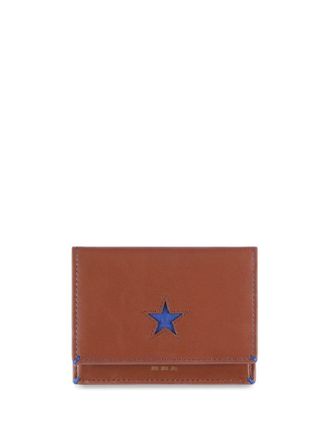 Shanghai Tang porte-cartes Five-Point Star - Marron