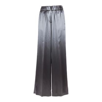 PESERICO Femme, Pantalons, Vert, Taille: 40 FR Wide Pantalons