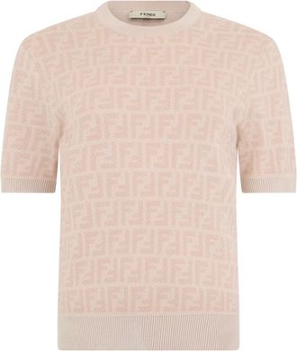 Fendi Damen, Strickwaren, Beige, XSGr&ouml;&szlig;e