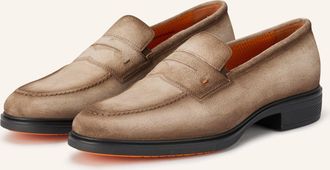 Santoni Loafer Easy braun