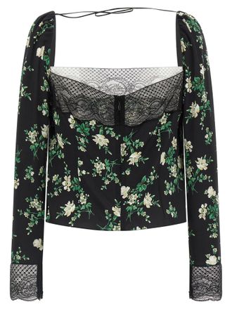 Dolce & Gabbana Womens Black Sisal Tank Tops