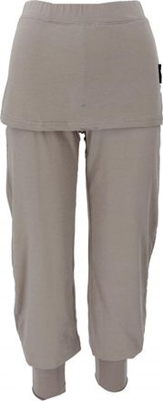 Guru Shop Yoga-Hose mit Minirock in Bio-Qualität - Chai, Damen, Baumwolle, Size:S