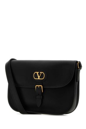 Valentino Garavani Mens Black Leather Antibes Crossbody Bag Nero Calf - Bos Taurus Borse A Tracolla