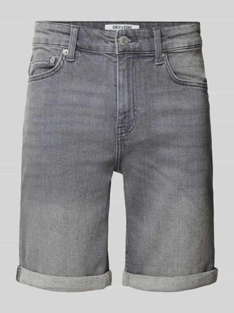 Only & Sons Regular Fit Jeansshorts aus Baumwoll-Mix Modell PLY