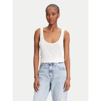 Calvin Klein Top LV044C345G &Eacute;cru Regular Fit