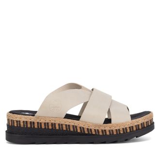 Rieker Pantoletten Rieker V7989-62 Beige