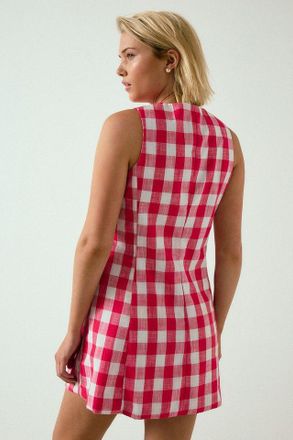 Next Minikleid Durchgekn&ouml;pftes Minikleid mit &auml;rmelloser Weste (1-tlg)