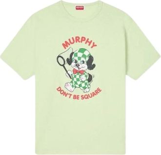 Kenzo Homme, Tops, Vert, Taille: M Murphy Dont Be Square Graphic T-Shirt