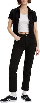 Levi's 501 Crop Jeans Femme, Black Heart, 26W / 26L