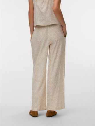 Vero Moda Schlupfhose VMDICTHE NW WIDE TIE PANT WVN GA Baumwolle, oversize