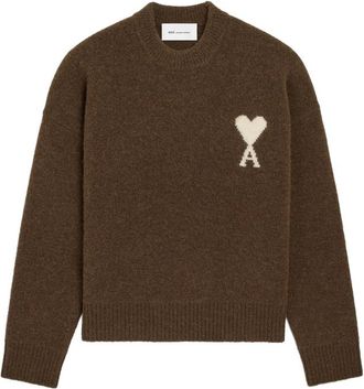 Ami Ami De Coeur Intarsia-knit Jumper