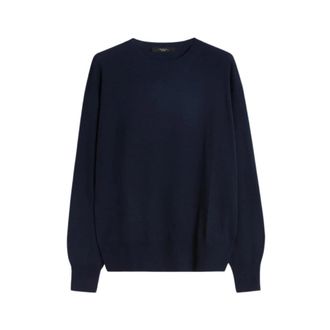 Max Mara Basic Jersey - - Knitwear - Damen - Blau - M