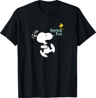 Peanuts Snoopy Having Fun T-Shirt