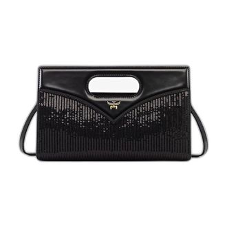 MCM Mcm, Femme, Sacs, Noir, Taille: ONE Size Petit Sac Diamant